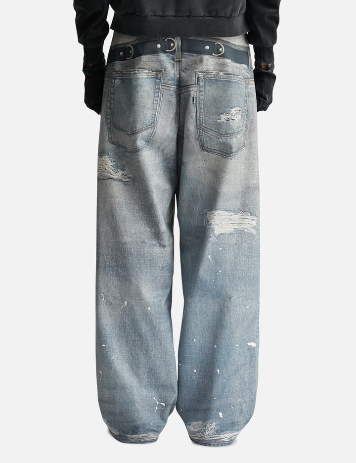 PROJECT G/R - TROMPE-L'ŒIL DENIM PANTS | HBX - HYPEBEAST 為您搜羅全球潮流時尚品牌