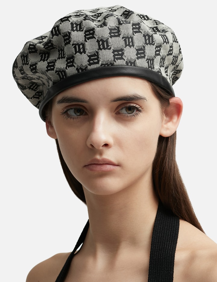 Misbhv - MONOGRAM SIGNATURE BERET | HBX - Globally Curated Fashion and ...