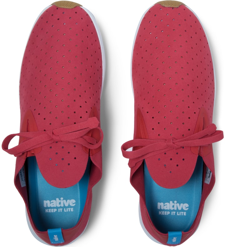 Native - Torch Red/Shell White Apollo Moc Shoes | HBX - Globally ...