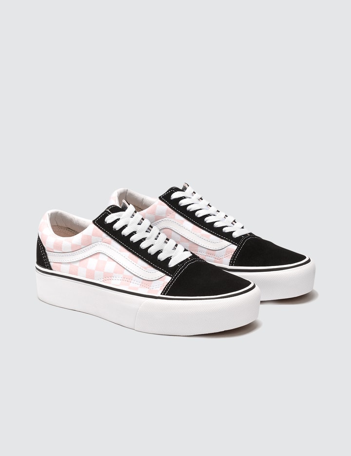 Vans - Old Skool Platform Checkerboard | HBX - Globally Curated Fashion ...