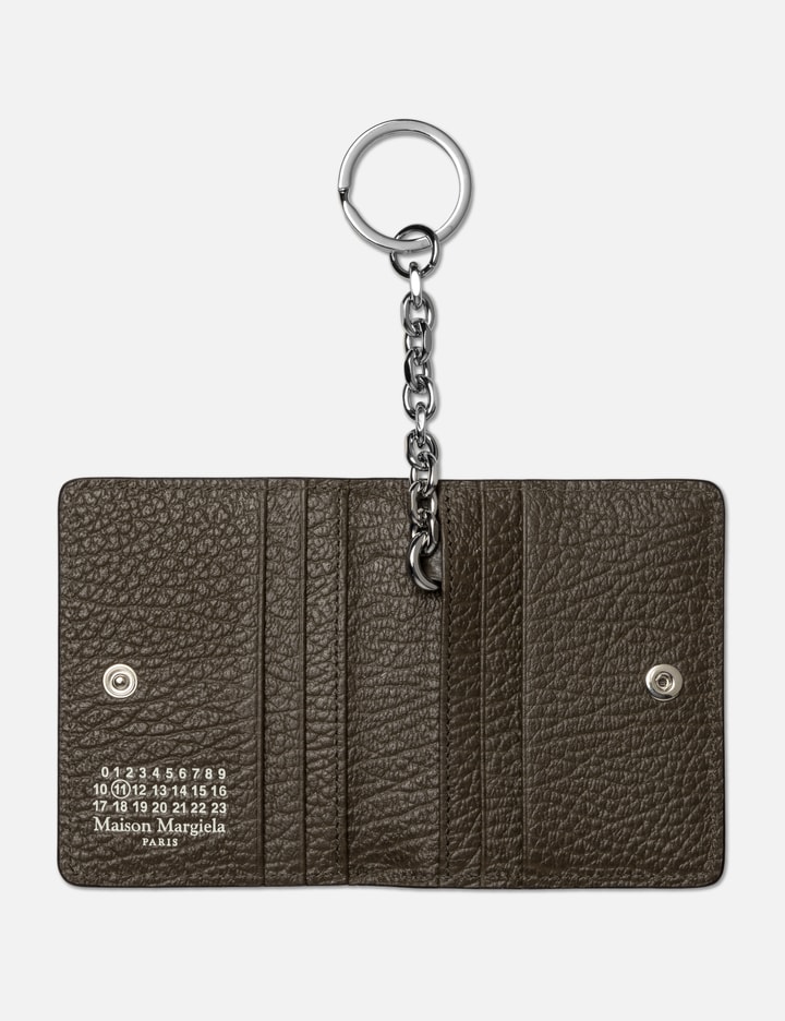 Maison Margiela - CARD HOLDER CLIP 2 KEY RING GRAINY LEATHER | HBX ...