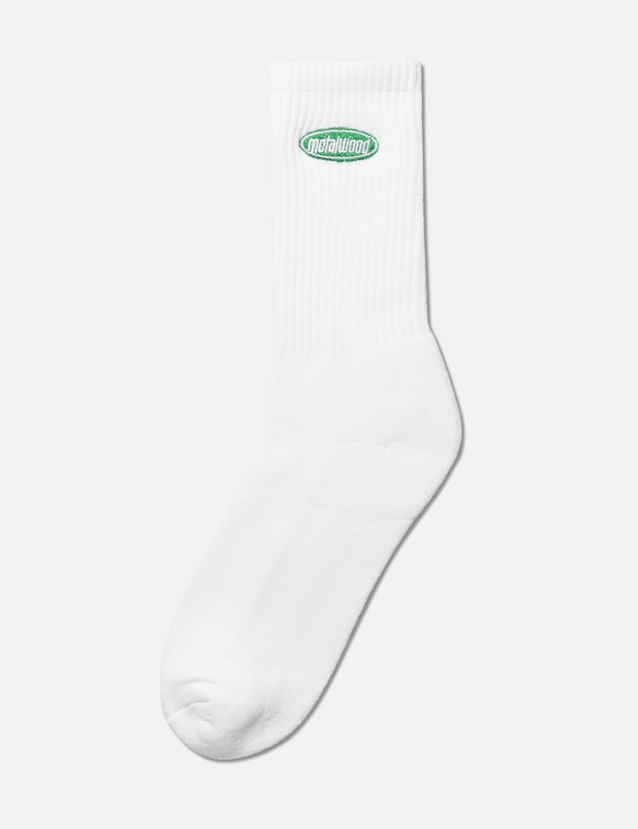 Metalwood Studio - OVAL LOGO CREW SOCK | HBX - Globally Curated Fashion ...