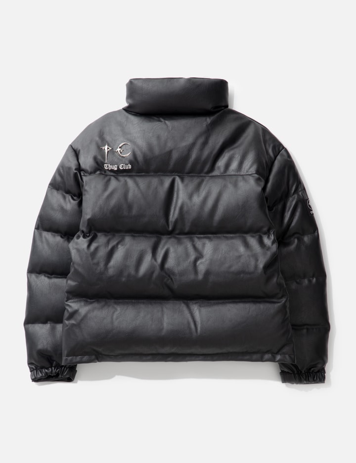 THUG CLUB - TC Leather Puffer Jacket | HBX