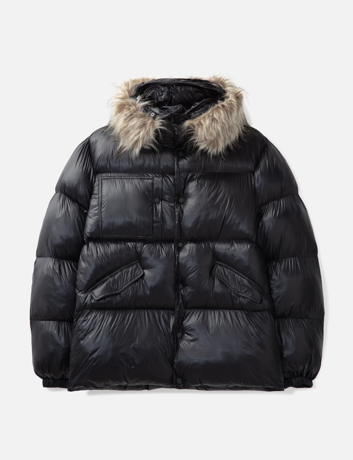 Umbro Umbro x Slam Jam Duemila Puffer Jacket - Black oversized puffer ...