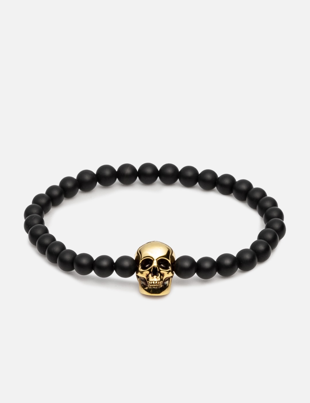 Alexander McQueen - Beaded Skull Bracelet | HBX - Globally Curated ...