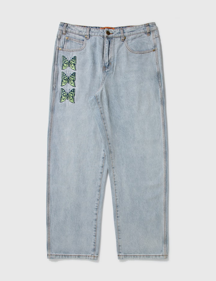 Butter Goods - Butterfly Denim Jeans | HBX - Globally Curated Fashion ...
