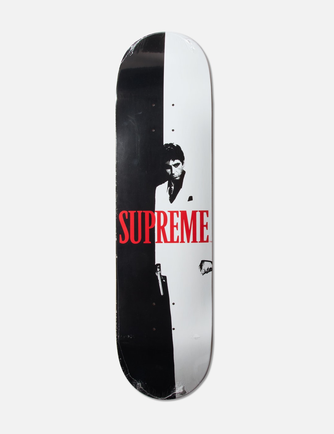 Supreme - SCARFACE SPLIT SKATEBOARD DECK | HBX - Globally Curated ...