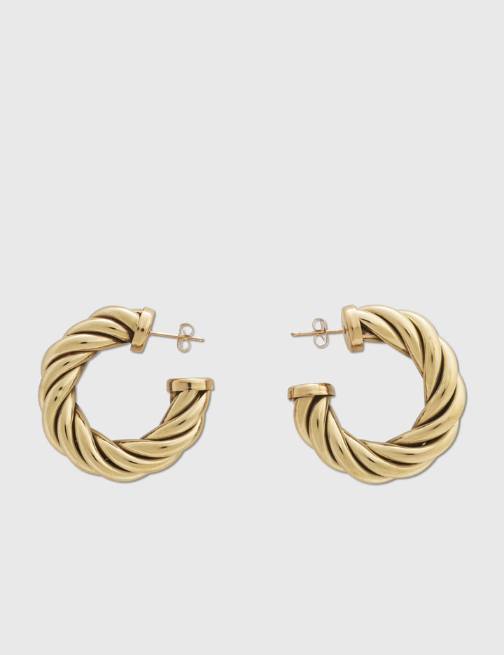 Laura Lombardi - Spira Hoop Earrings | HBX - Globally Curated Fashion ...