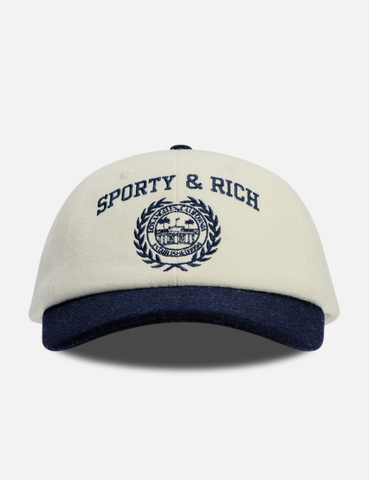 Sporty & Rich - Varsity Crest Flannel Hat | HBX - Globally Curated ...