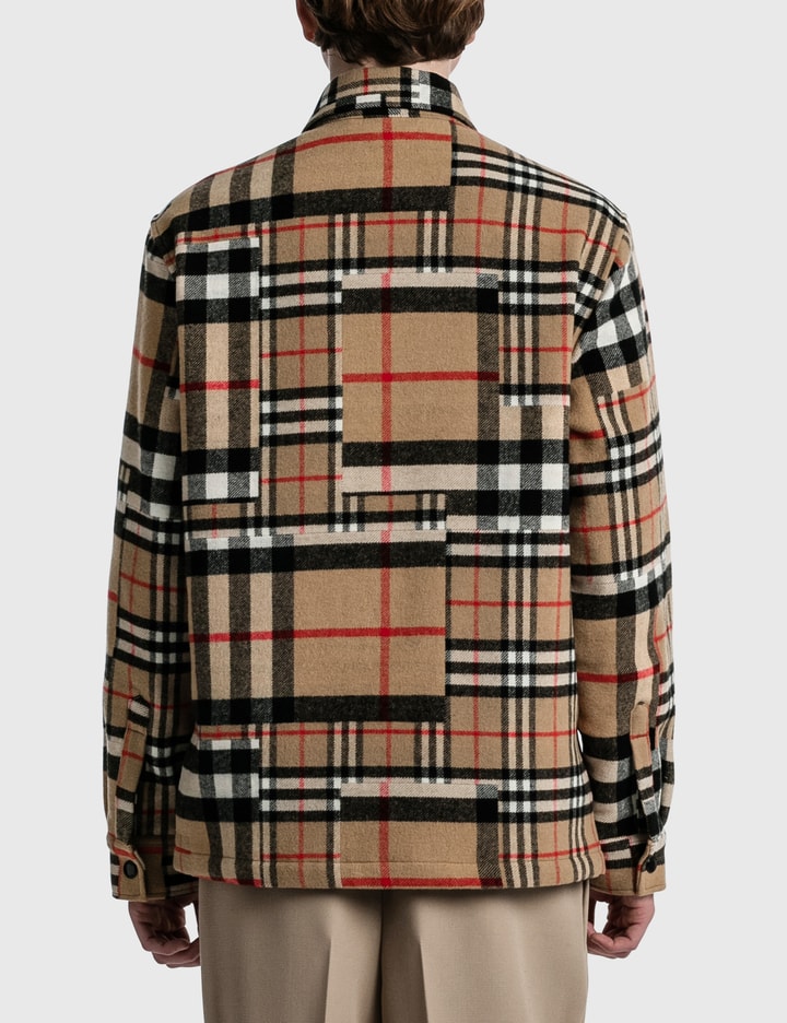Burberry - Patchwork Check Wool Overshirt | HBX - Globally Curated ...