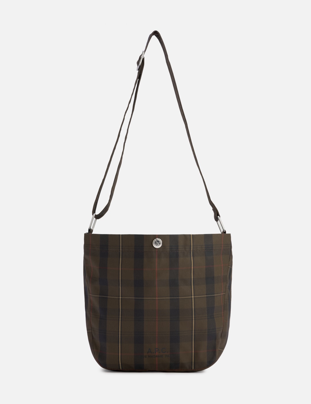A.P.C. Journal Small Satchel - 防水キャンバスのユニセックス小型サッチェル、調節可能ストラップ付 | HBX