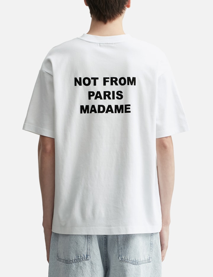 Drôle de Monsieur Le T-Shirt Slogan - 240 GSM optic-white tee with ...