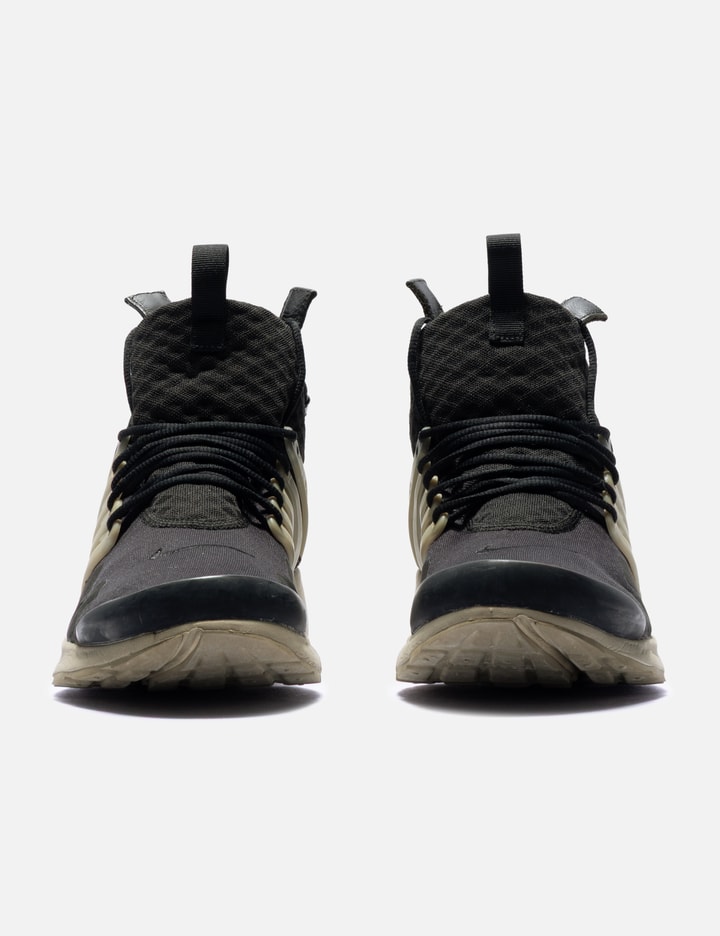 Nike Acronym Air Presto MID - Used black sneakers with visible wear ...