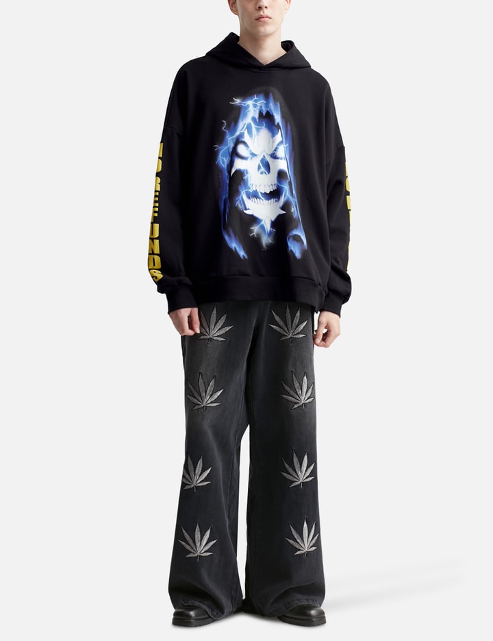 HauntedStarbucks - Flared Leaf Denim | HBX