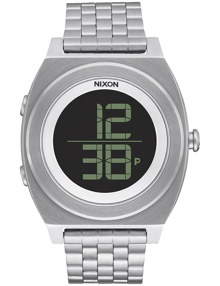Nixon - Time Teller Digi SS with Black Dial | HBX - Globally Curated ...