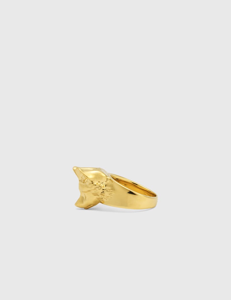 Maison Kitsuné - Fox Head Ring | HBX - Globally Curated Maison Kitsuné - Fox Head Ring | HBX - Globally Curated
