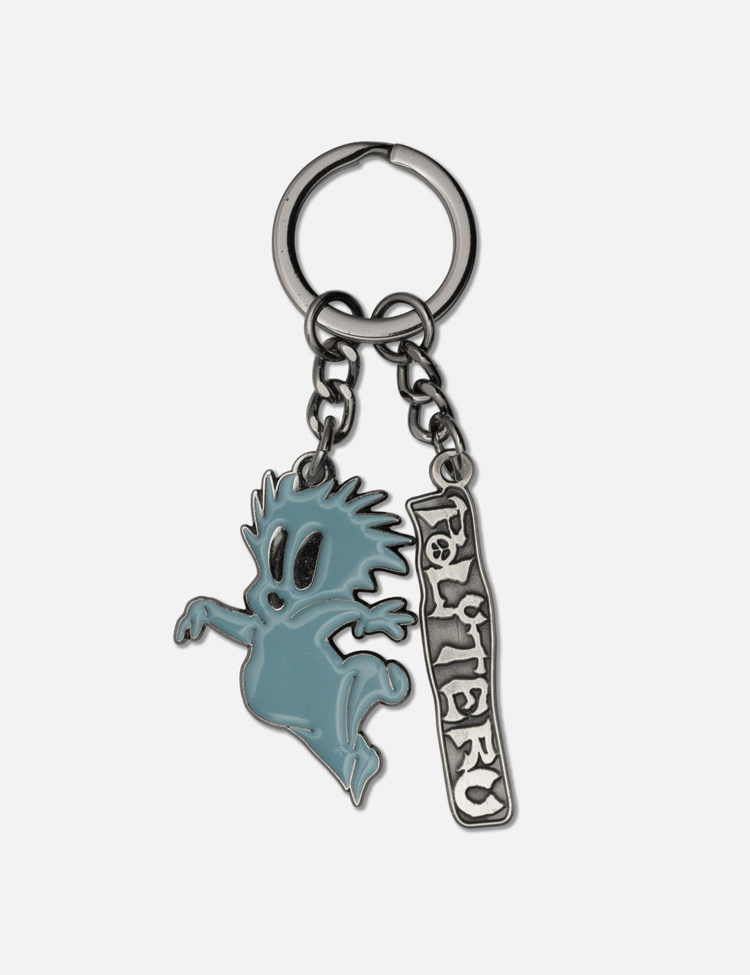 POLYTERU Hank Key Ring 002 - Dancing Ghost - Silberner ...