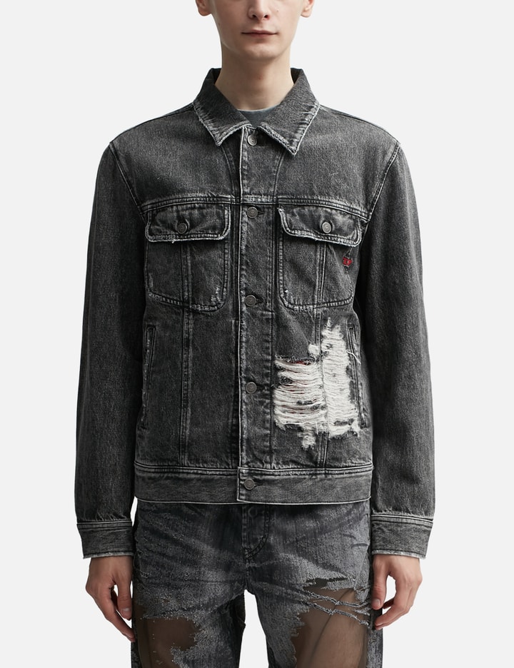 Diesel - Distressed Denim Jacket | HBX - Globally Curated Fashion and ...