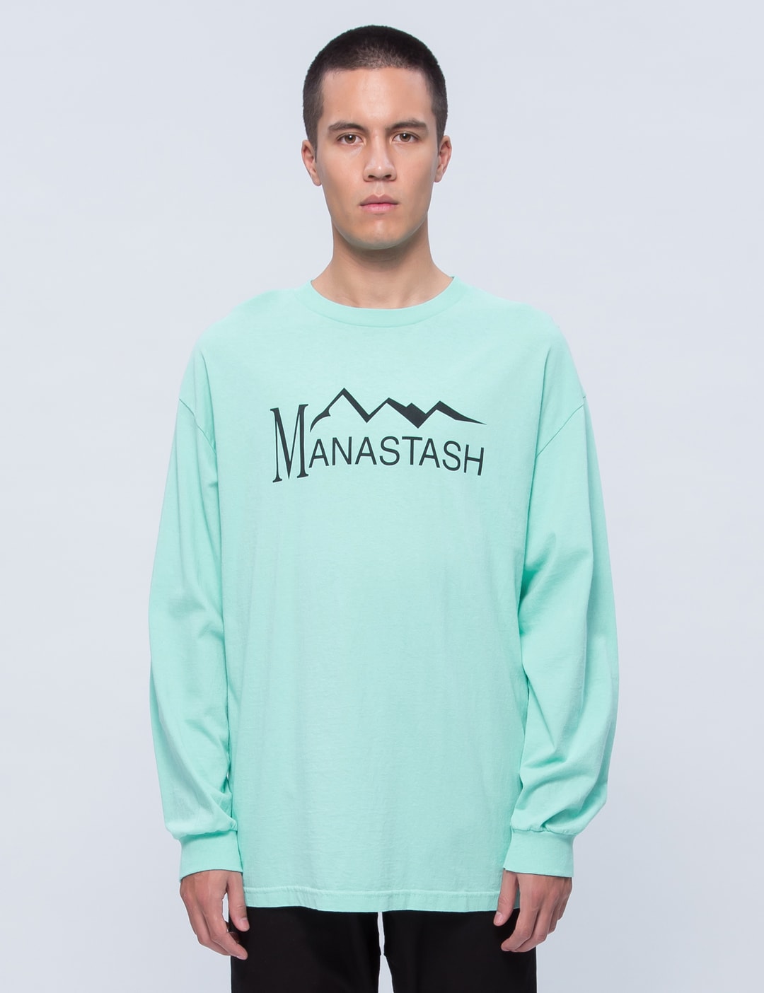 Manastash - Standard Logo L/S T-Shirt | HBX - Globally Curated Fashion ...