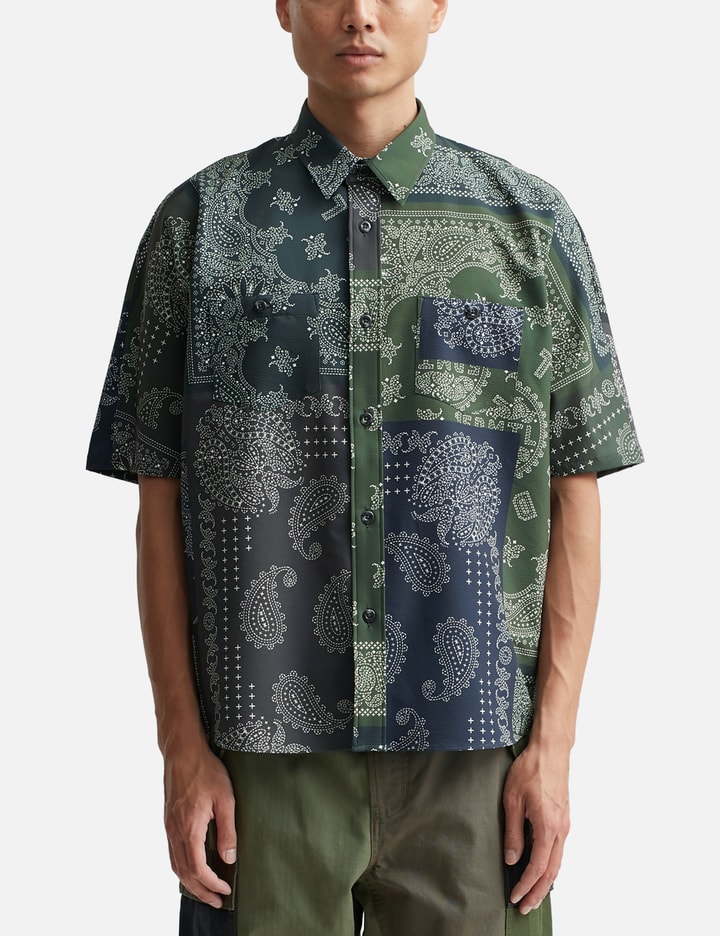 FDMTL - Printed Patchwork Short Sleeve Shirt | HBX