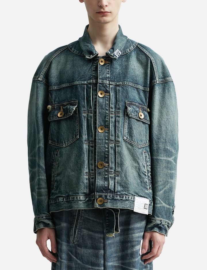 Maison Mihara Yasuhiro - Open Facing Denim Jacket | HBX