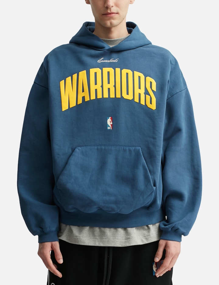 Fear of God Essentials Warriors 90's Hoodie - Blue Sapphire, 100% ...