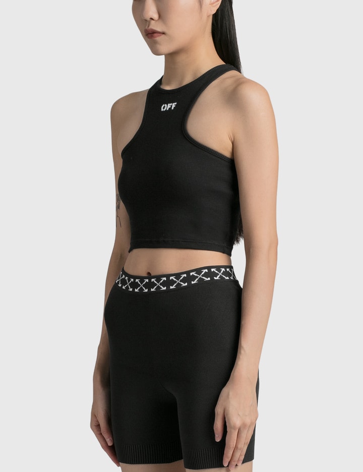 Off-White™ - Off Stamp Ribbed Rowing Top | HBX - Globally Curated ...