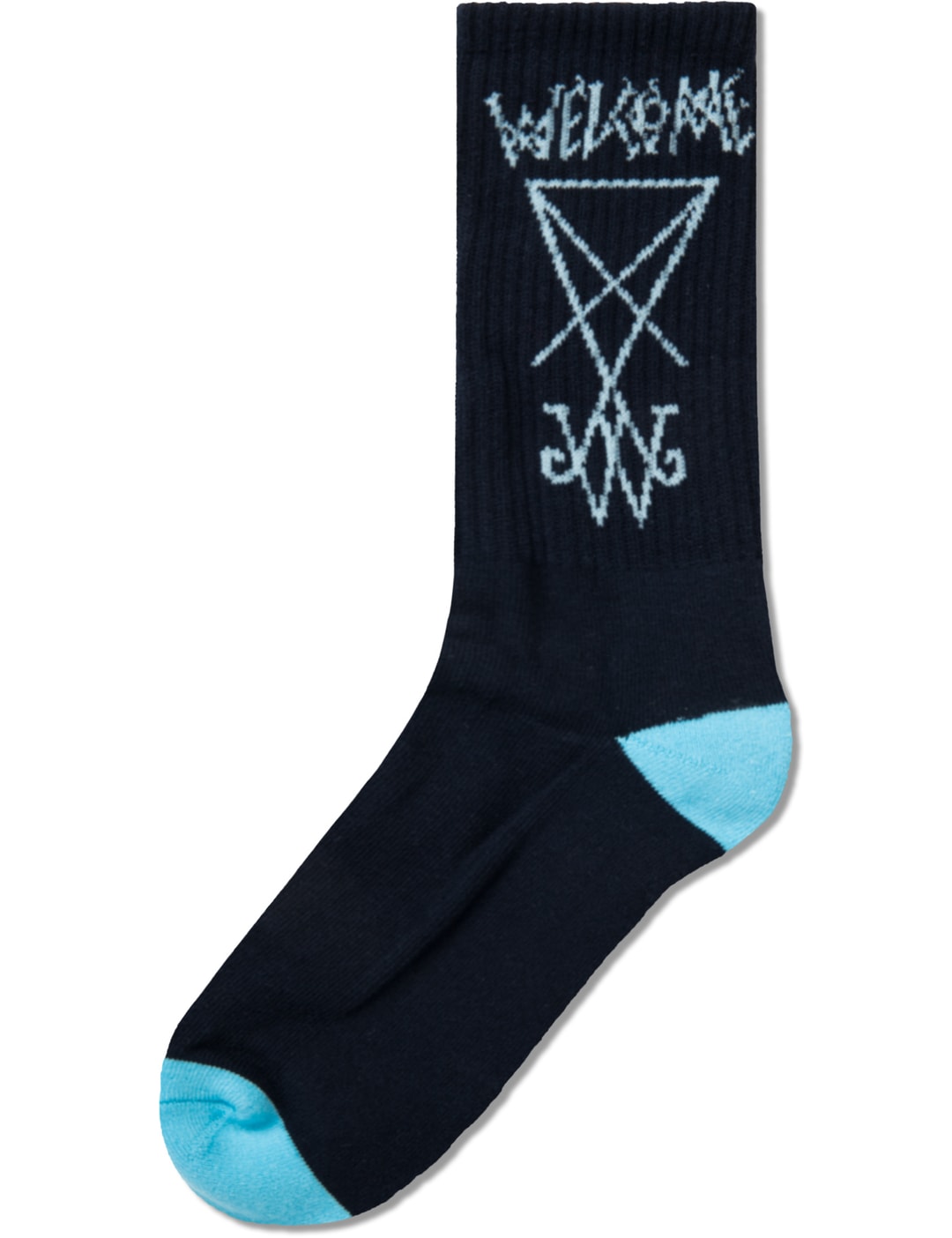 Welcome Skateboards - Navy Lui Lui Socks | HBX - Globally Curated ...