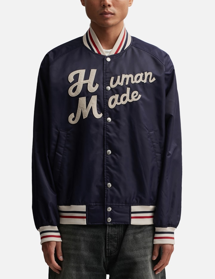 Human Made - NYLON STADIUM JACKET | HBX