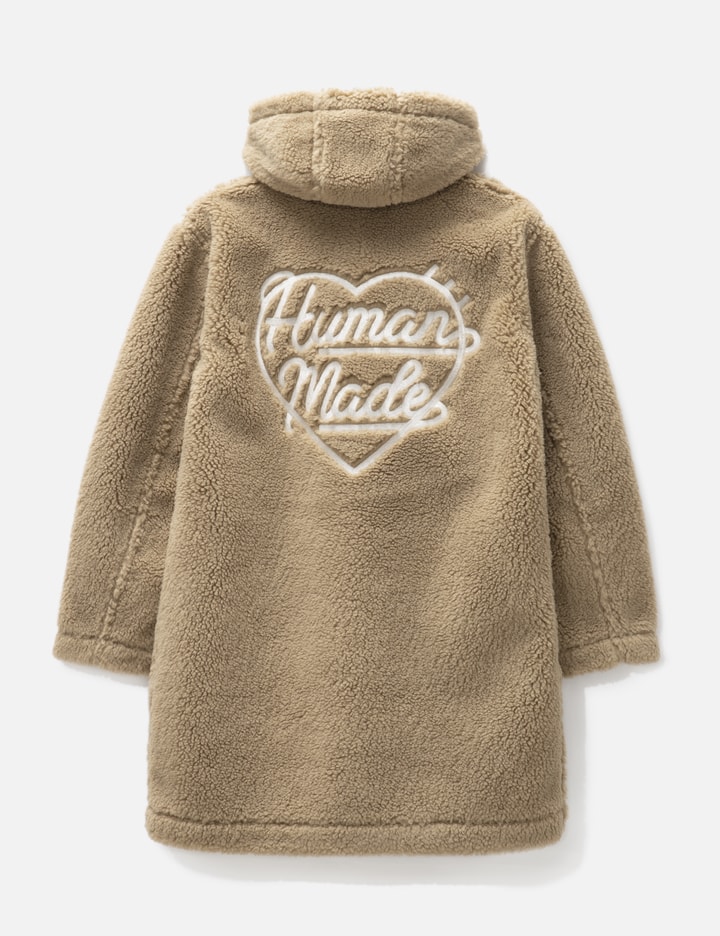 Human Made - WOOL BLENDED BOA FLEECE DUFFLE COAT | HBX