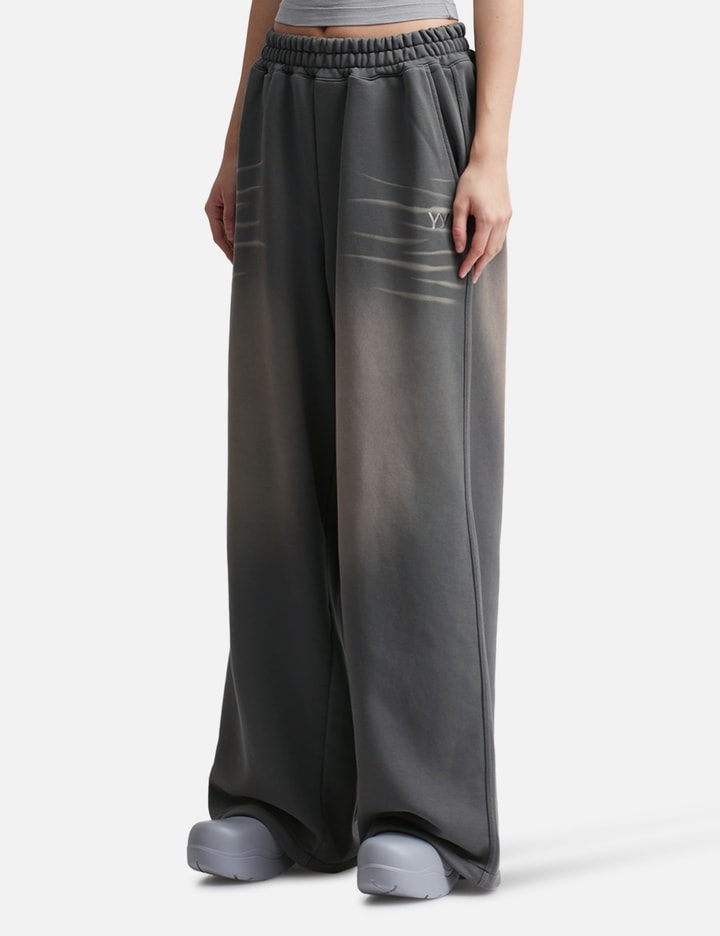 Open YY - WASHED WIDE SWEATPANTS | HBX