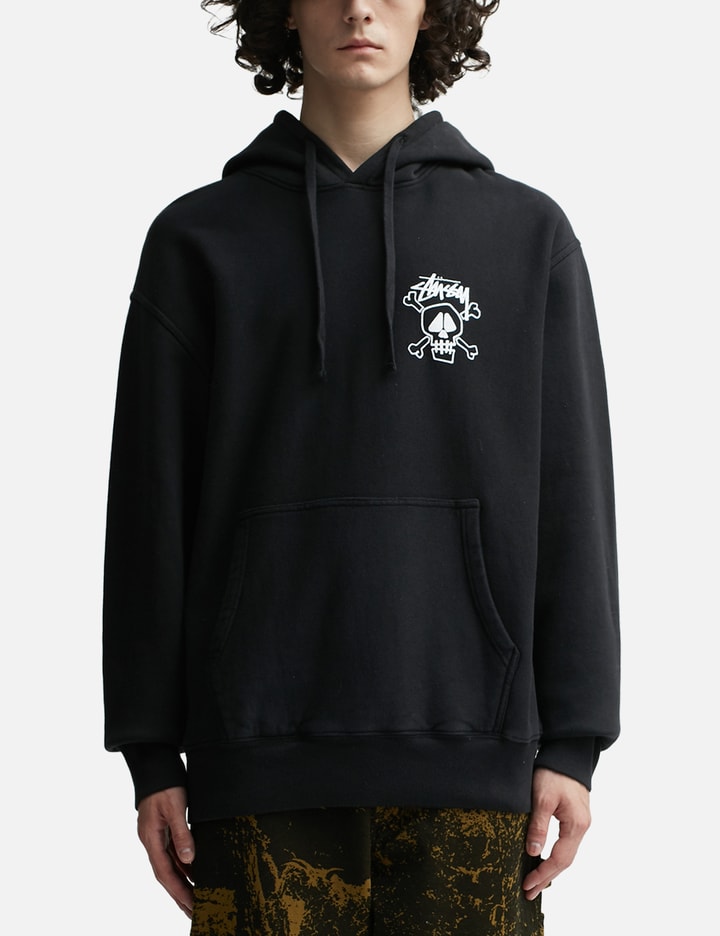 Stüssy - Skull And Bones Pigment Dyed Hoodie | HBX