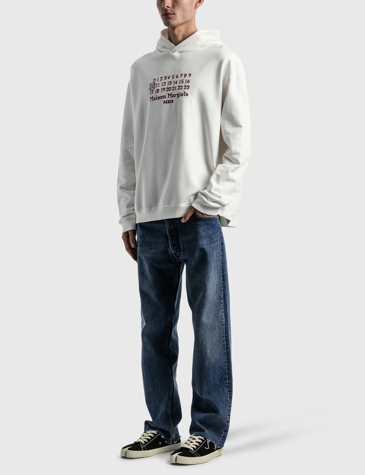 Maison Margiela - Numbers Logo Embroidered Hoodie | HBX - Globally ...