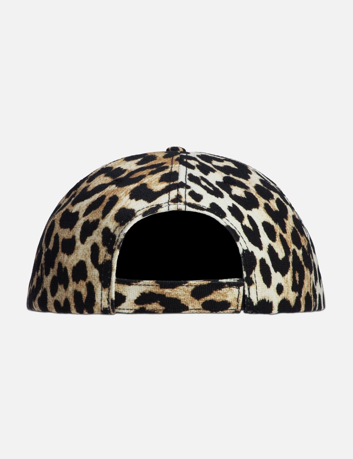 Ganni - Leopard Embroidered Logo Cap | HBX