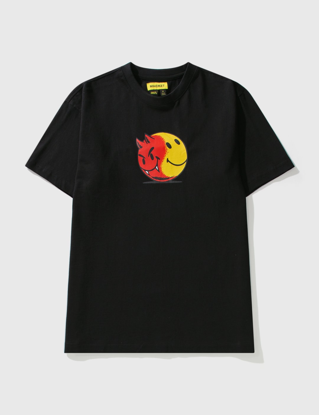 Market - SMILEY® Good VS Evil T-shirt | HBX - Globally Curated Fashion ...