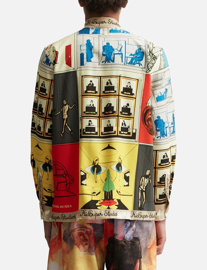 KidSuper - Printed Satin Shirt | HBX