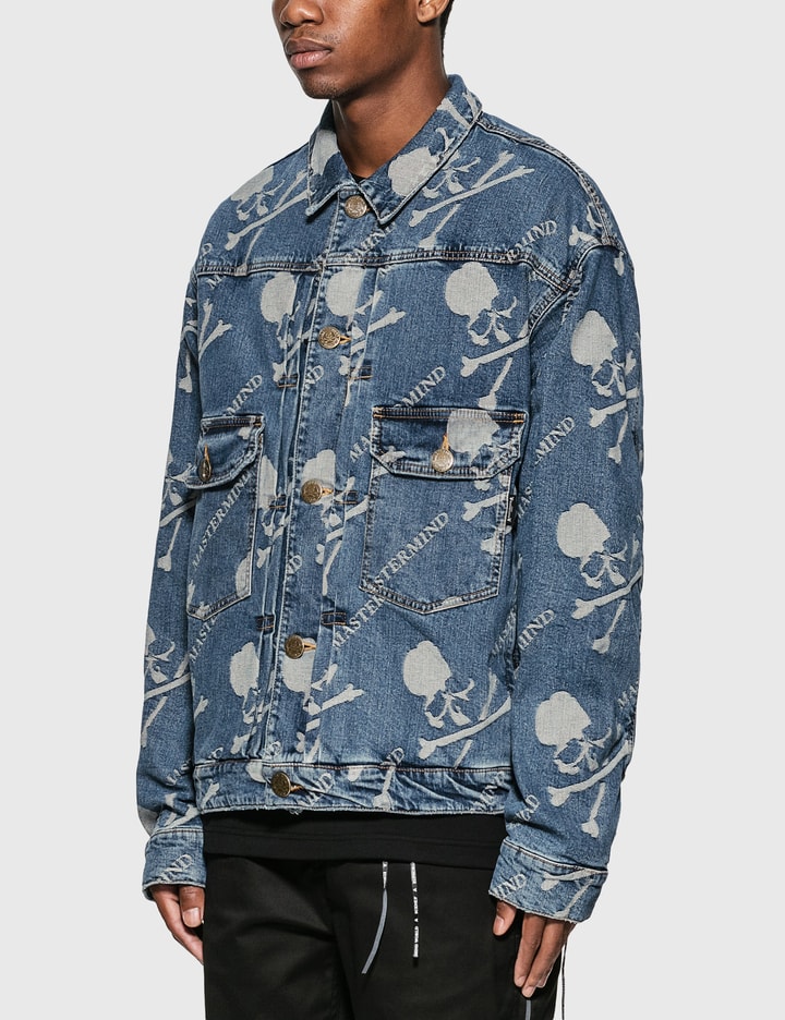 Mastermind World - Monogram Denim Jacket | HBX - Globally Curated ...
