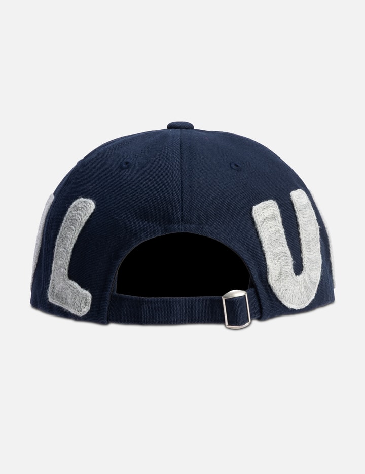 Sunlove Embro Capital Cap - Navy 6-panel cotton cap with bold ...