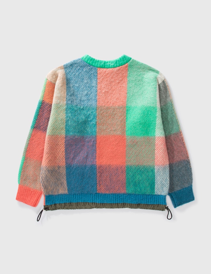 Sacai - Plaid Knit Pullover | HBX - Globally Curated Fashion and ...
