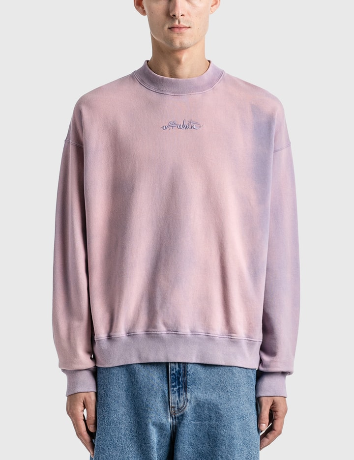 Off-White™ - Laundry Script Skate Crewneck Sweatshirt | HBX - Globally ...