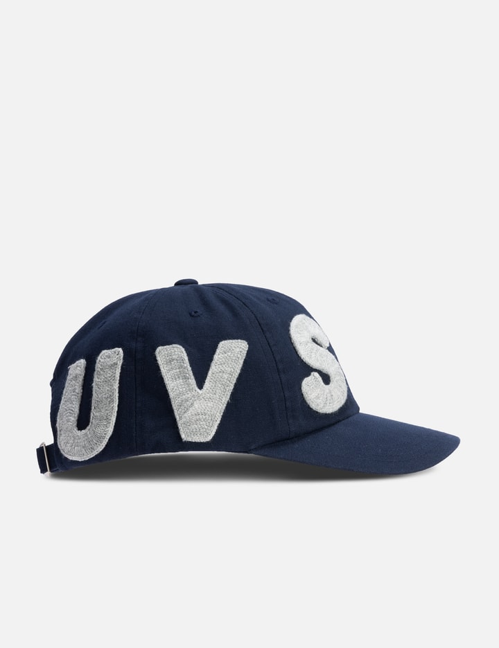 Sunlove Embro Capital Cap - Navy 6-panel cotton cap with bold ...