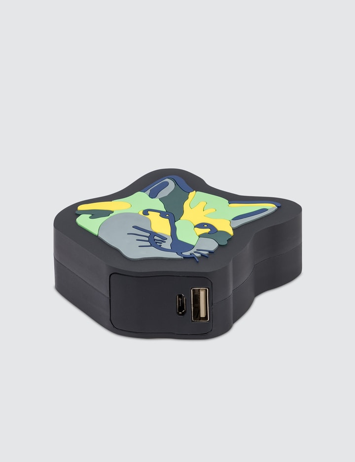 Maison Kitsuné - Neon Fox Head Power Bank | HBX - Globally Curated ...