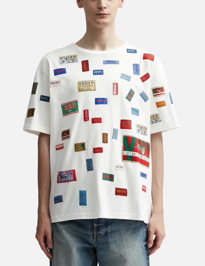 Kenzo - Oversized Archives Labels T-shirt | HBX - Globally Curated ...