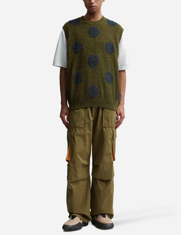 Brain Dead - TEDDY FUR DOT KNIT SWEATER VEST | HBX