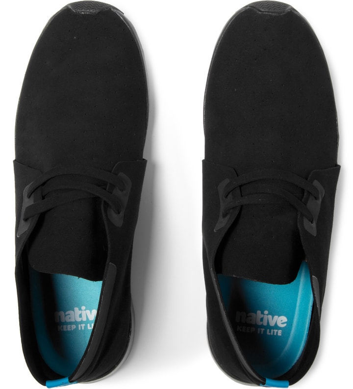 Native - Jiffy Black Solid Apollo Chukka Shoes | HBX