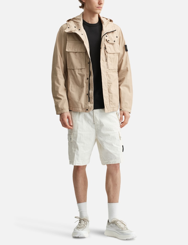 Stone Island - Canvas Weave Cotton Hooded Field Jacket | HBX