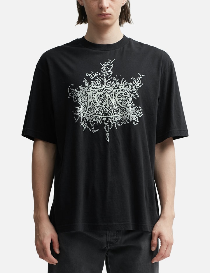 Acne Studios - Glow In The Dark Logo T-Shirt | HBX