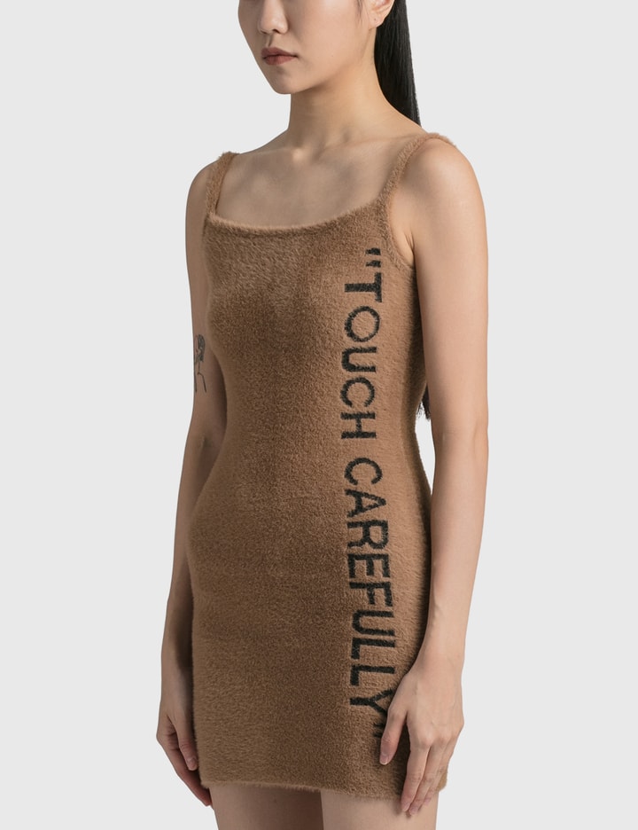 Off-White™ - Quote Fuzzy Mini Dress | HBX