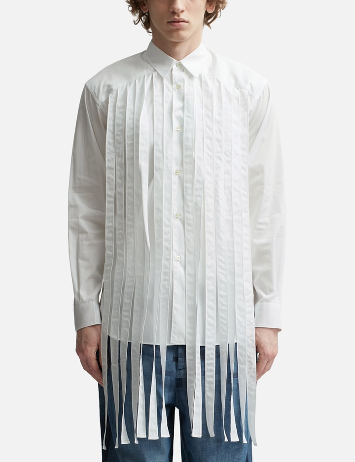 CDG Shirt - Pleated Panel Shirt | HBX - Globally Curated Fashion and ...