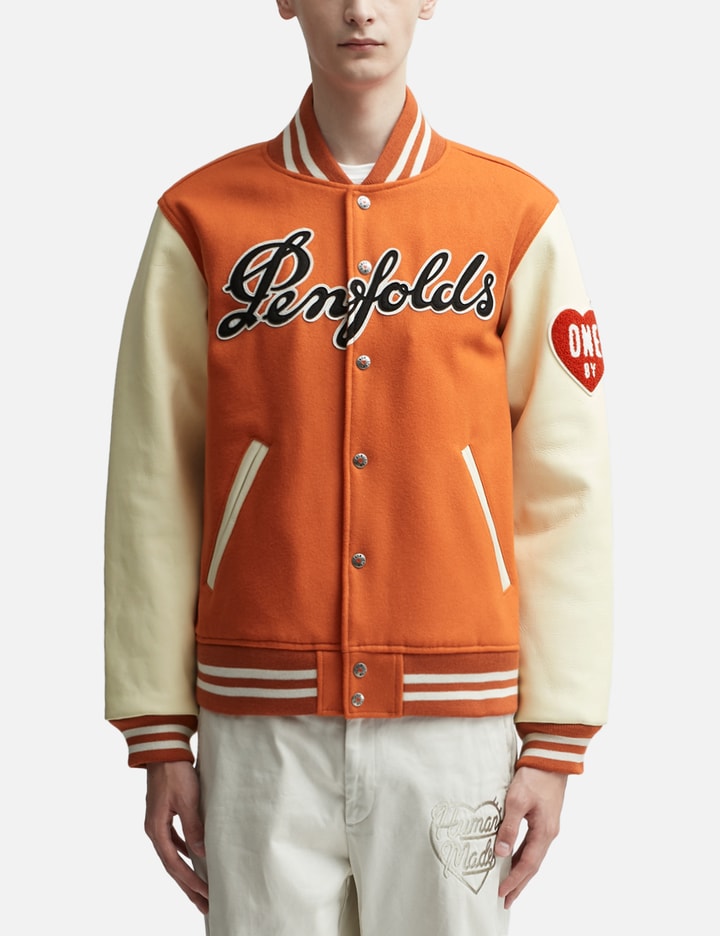 Human Made - One By Penfolds Varsity Jacket #4 | HBX - Globally Curated ...